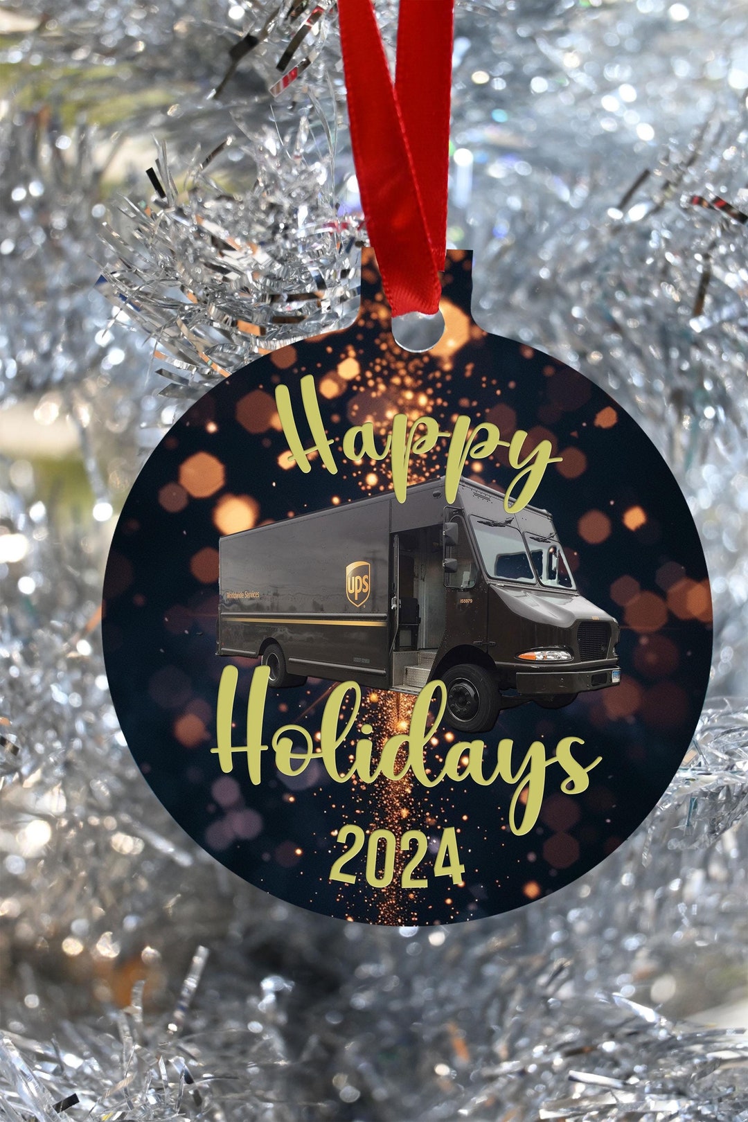 UPS Delivery Driver and Truck Drivers Merry Christmas / Happy Holidays ...