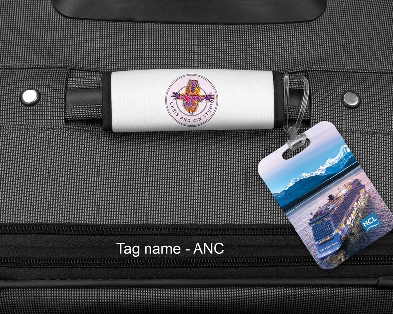 Norwegian Cruise Line, NCL Cruise Ship Luggage Bag Tags With Your Name ...