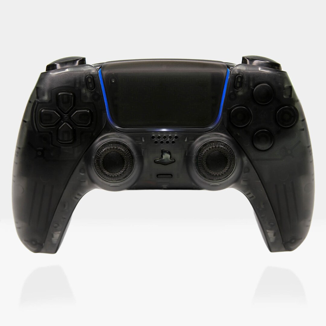 Clear Black River Styx Custom PS5 Controller | Killscreen Transparent ...