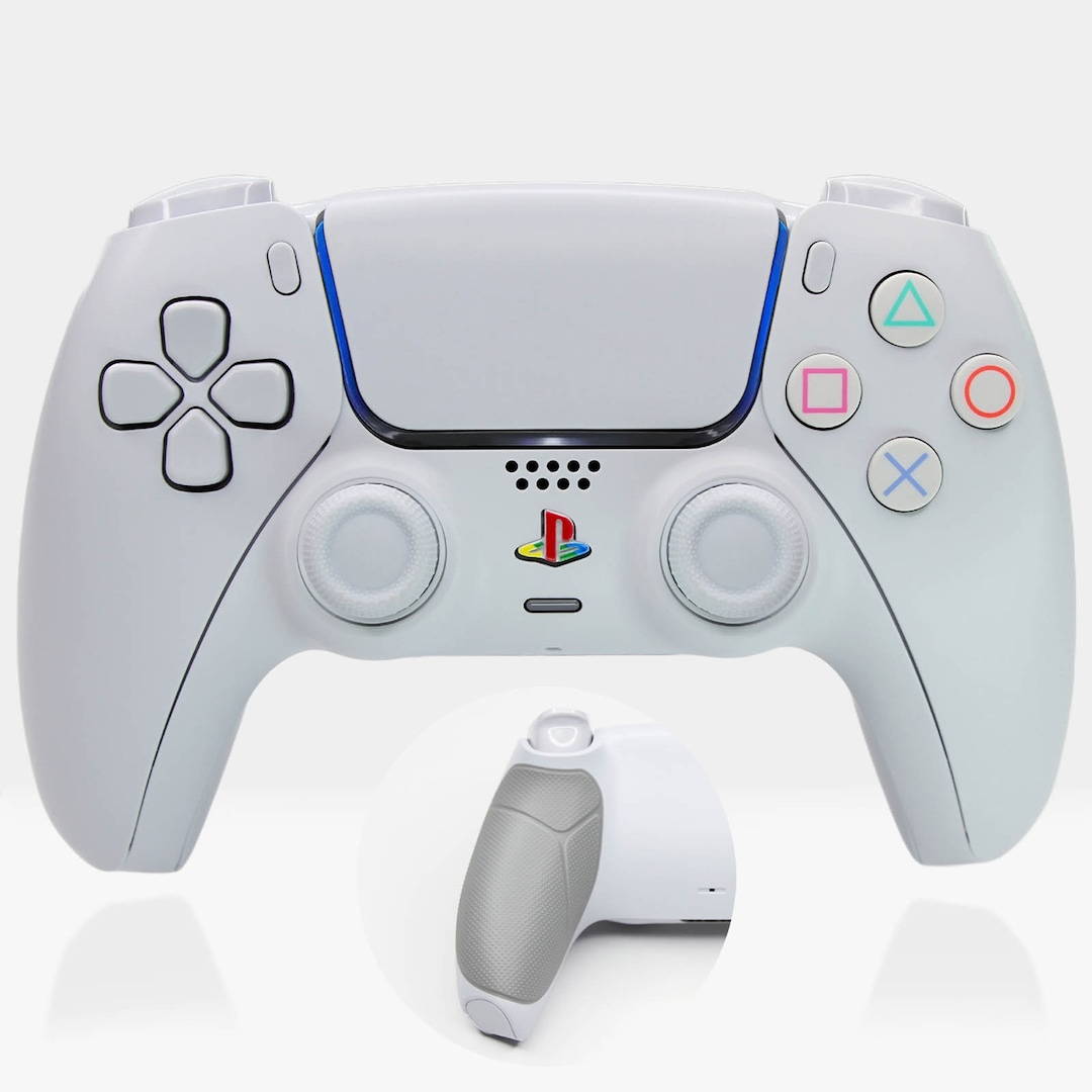 Psone White MKII Retro PS5 Controller Killscreen X Sony Playstation 5 ...