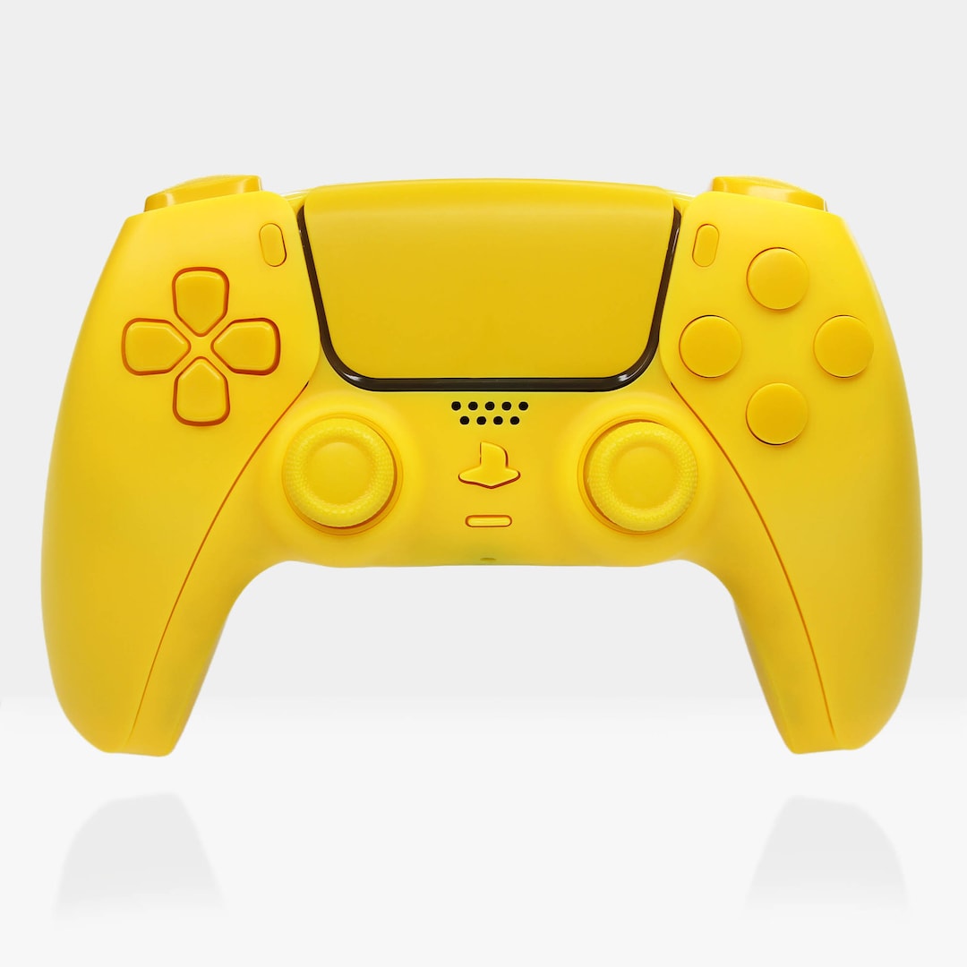 Triple Yellow "bananahead" Playstation 5 (PS5) Dualsense Wireless Pro ...
