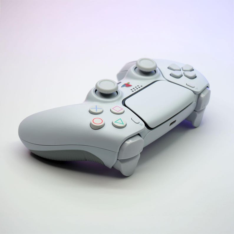 Psone White MKII Retro PS5 Controller | Killscreen Dualsense With Pro ...