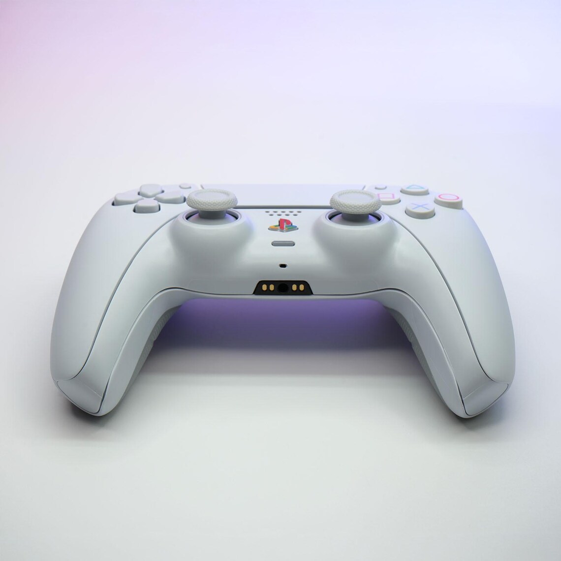 Psone White MKII Retro PS5 Controller | Killscreen Dualsense With Pro ...