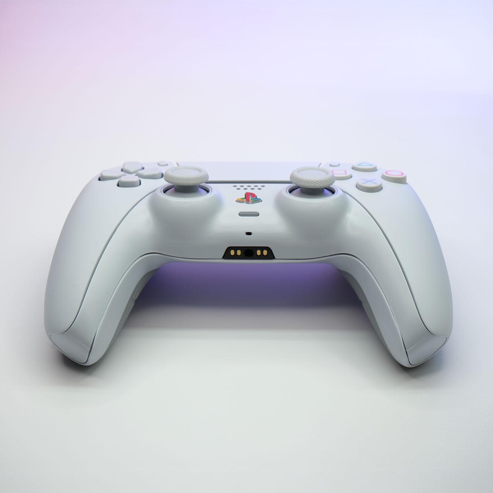 Psone White MKII Retro PS5 Controller | Killscreen Dualsense With Pro ...