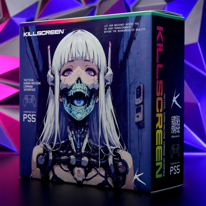 Aurora KX PS5 Controller Killscreen Cyberpunk Custom Dualsense ...