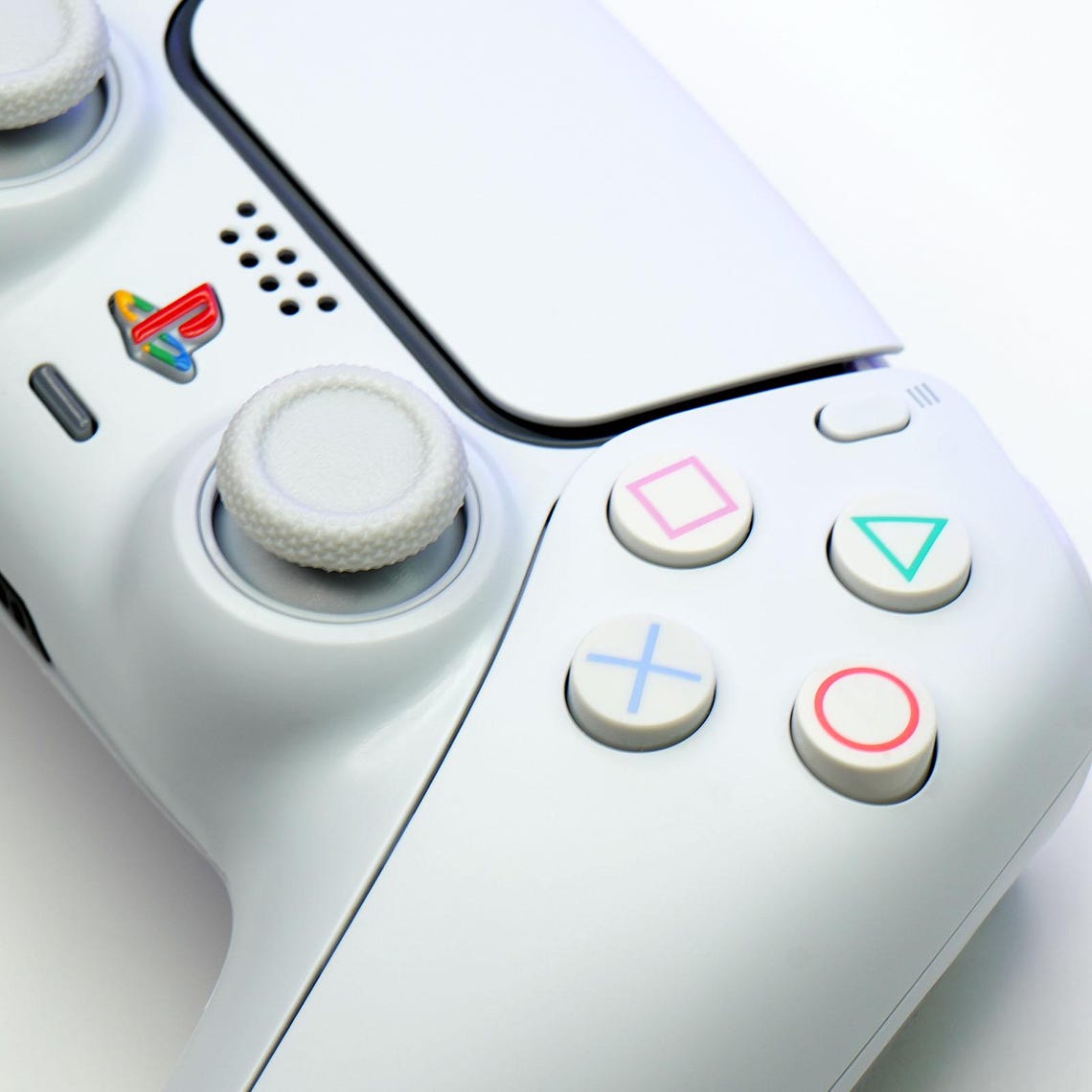 Psone White MKII Retro PS5 Controller | Killscreen Dualsense With Pro ...