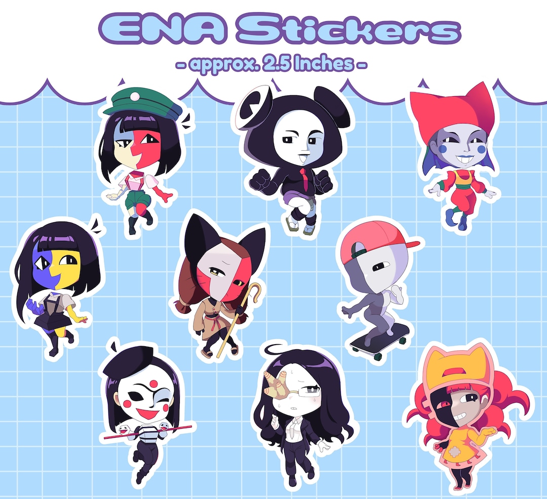 ENA Chibi Stickers - Etsy