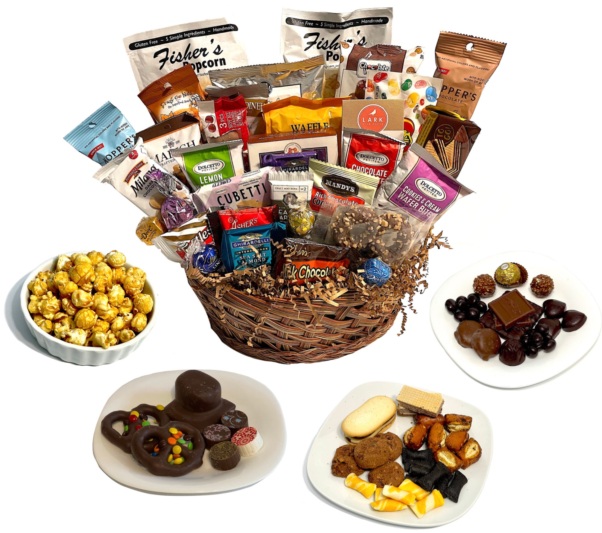Easter Chocolate Gourmet Gift Basket Hand-crafted With Premium ...