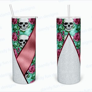 V-split Large Pattern Burst Tumbler Template for 20oz Skinny Straight ...