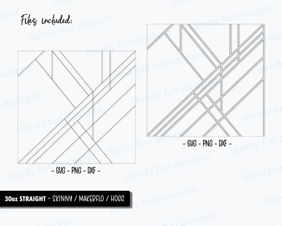 Deconstruct Life Burst Tumbler Template for 30oz Skinny Straight ...