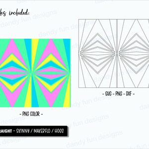 Burst Away Burst Tumbler Template for 20oz Skinny Straight/ - Etsy