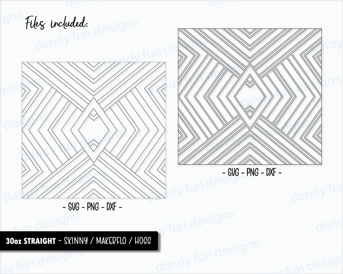 Boujee Bouji Diamonds Burst Tumbler Template for 30oz Skinny Straight ...