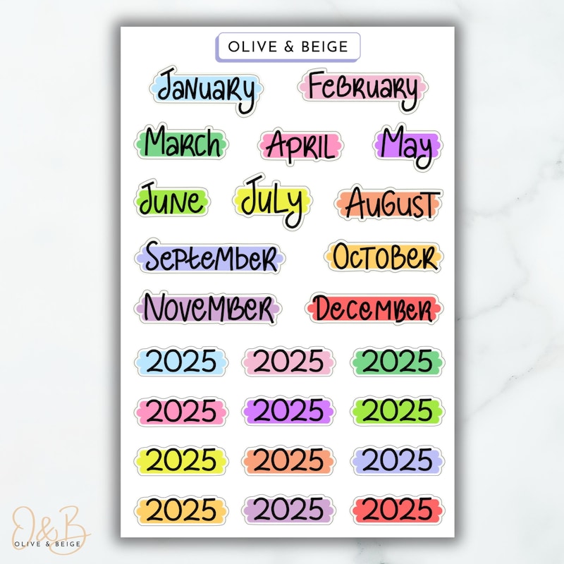2025stickers - Etsy