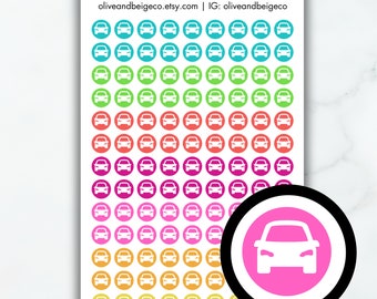 84 Change Car Oil Planner Stickers, Tiny Car Planner Stickers, Car ...