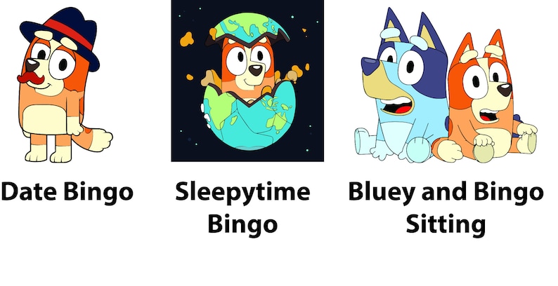 Bluey Themed Stickers - Etsy