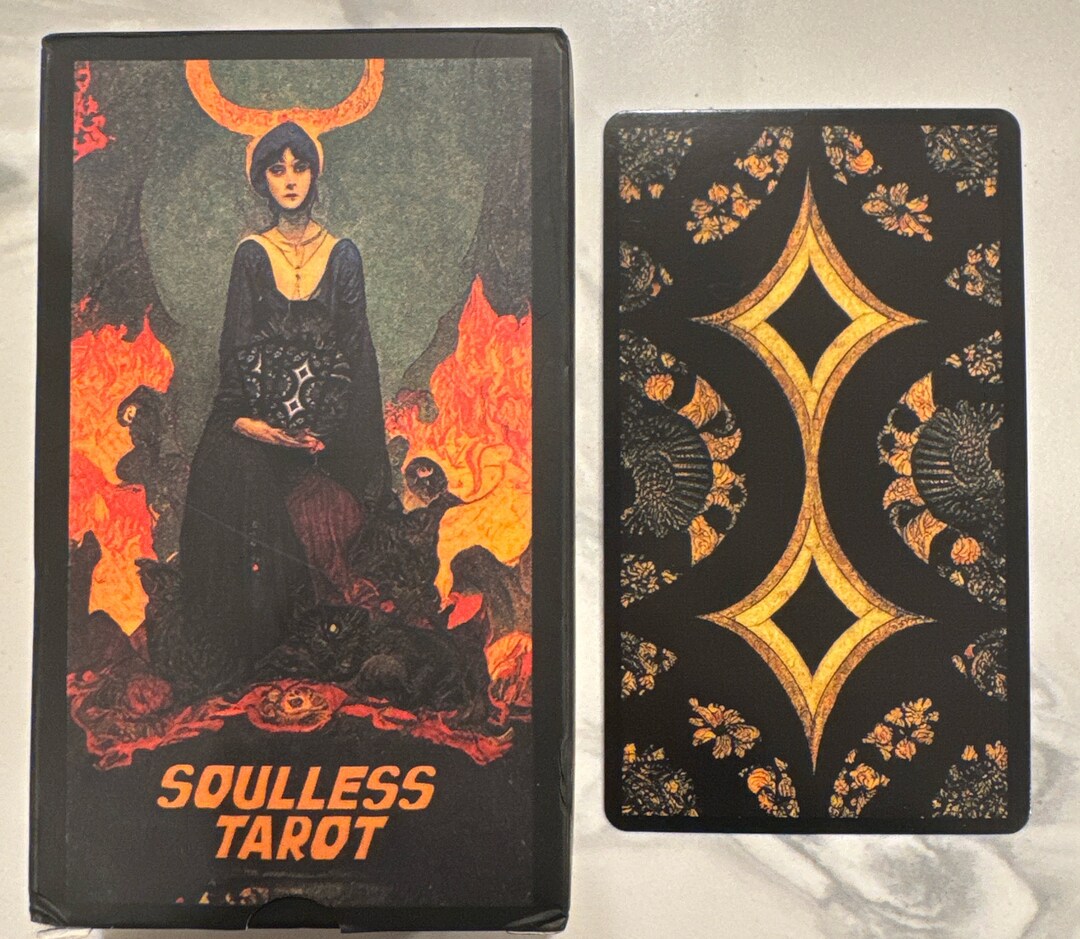 Soulless Tarot: Art Nouveau Gothic Elegance for Divination 78-cards ...
