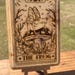 Tarot Card Wood Engraving-the Frog - Etsy