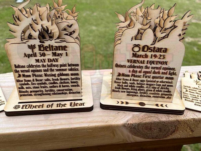 Standing Pagan Calendar - Etsy