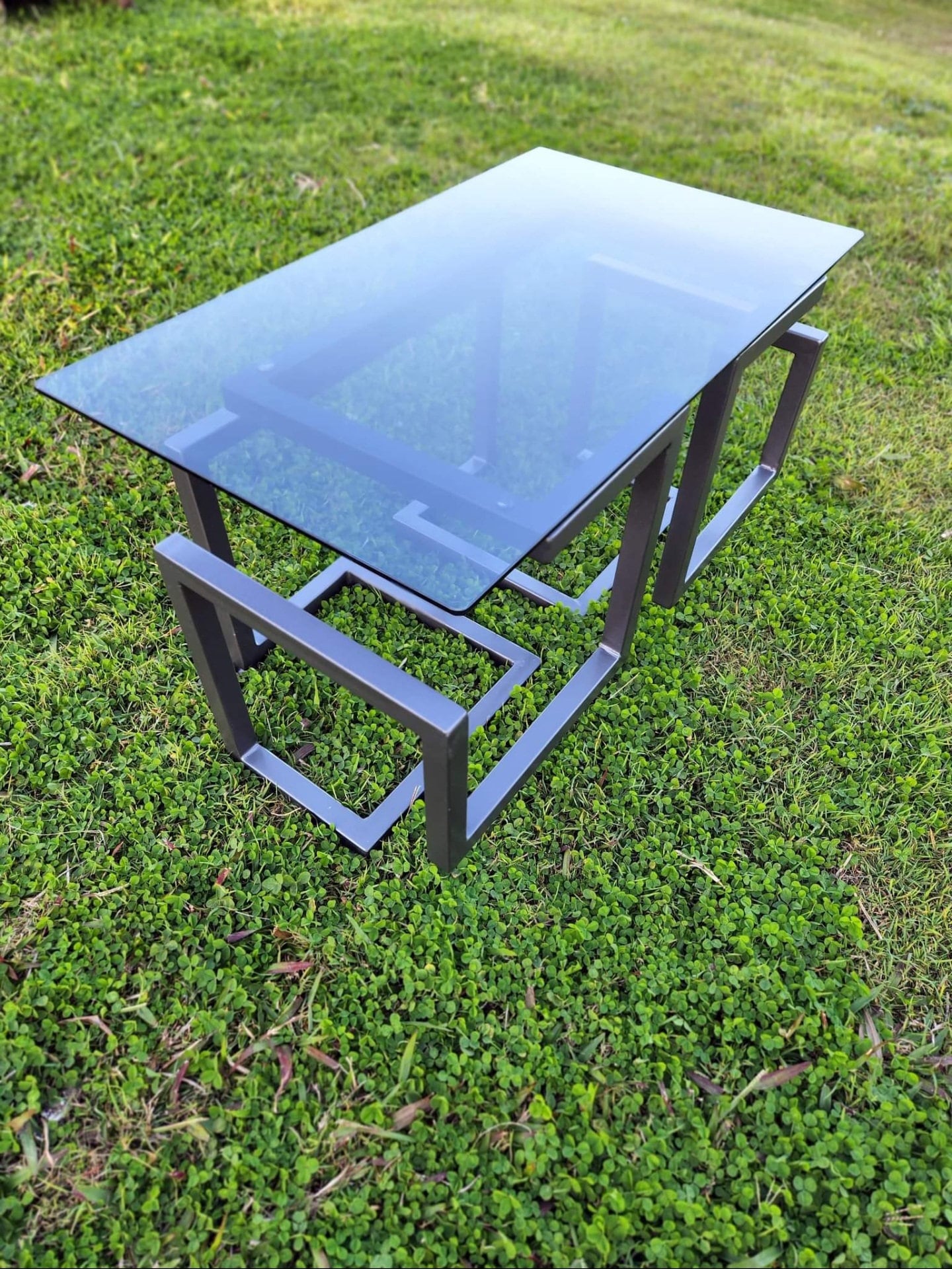 Infinity Designed Coffee Table Made From 25mm RHS Galvanised Steel ...