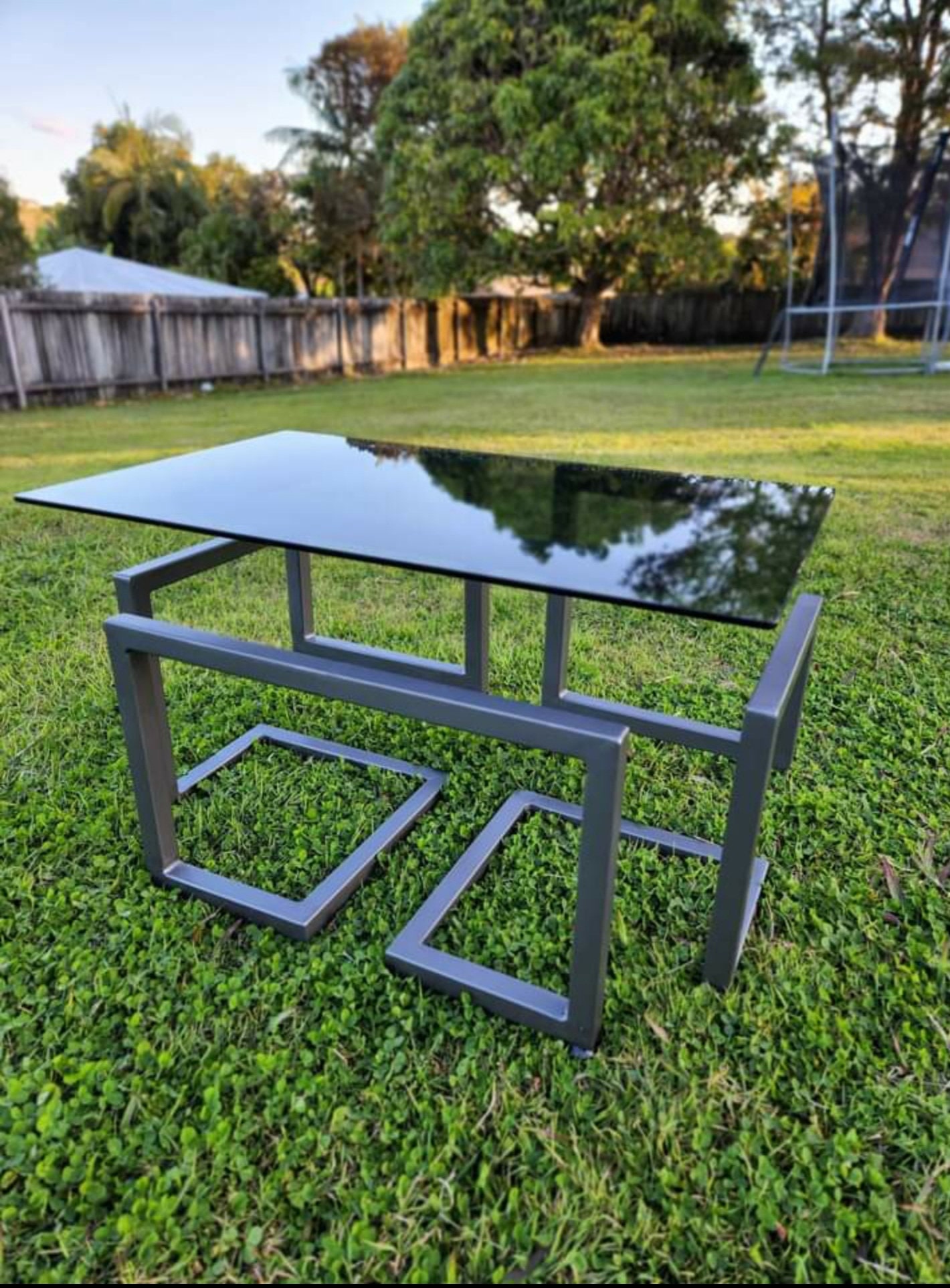 Infinity Designed Coffee Table Made From 25mm RHS Galvanised Steel ...