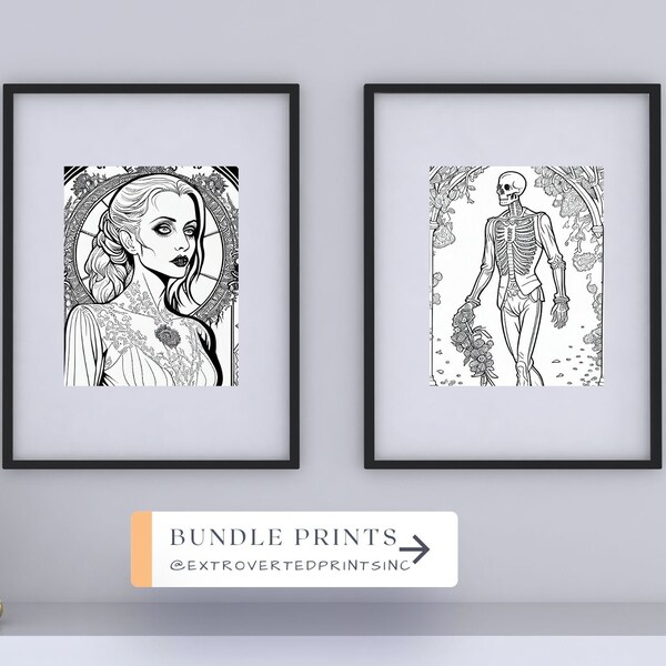 Jack And Sally Coloring Page Etsy