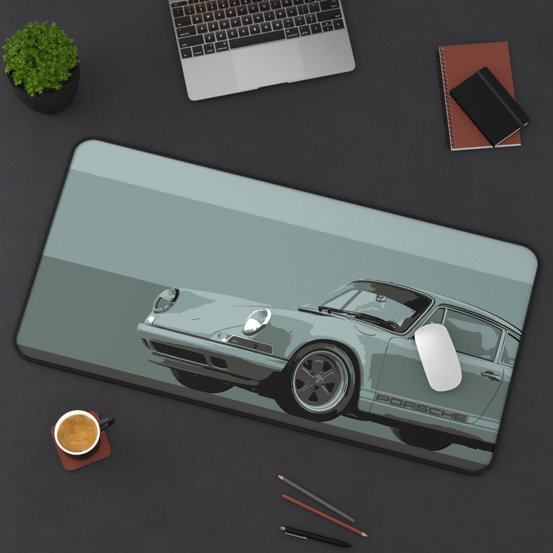 Porsche 911 Singer Desk Mat, Luxury Car Mouse Pad, Racing Office Decor ...