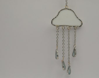 Stained Glass Thunder Cloud With Lightening - Etsy