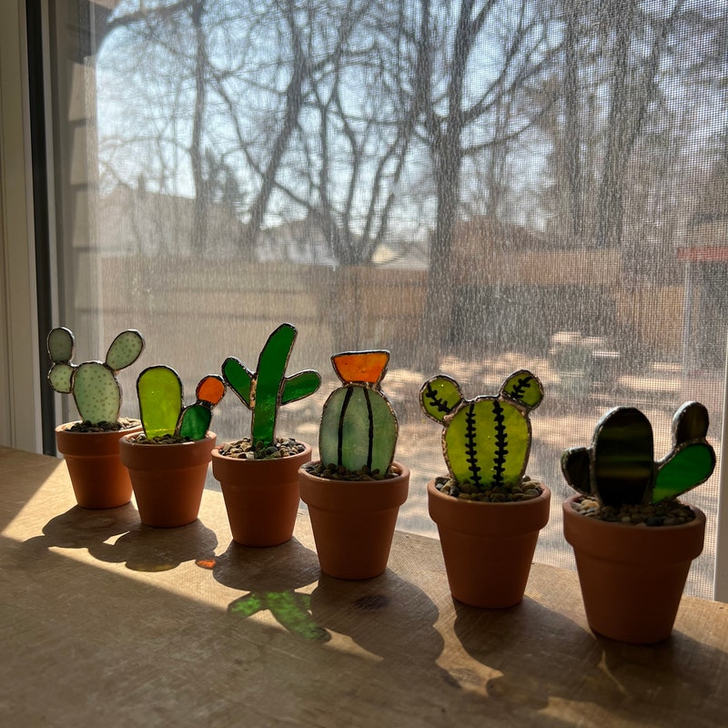 Stained Glass Planters - Etsy