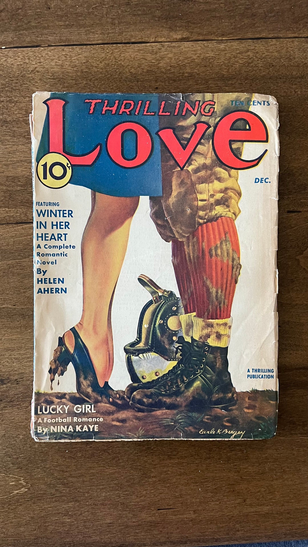 December 1941 "thrilling Love" Pulp Magazine - Etsy
