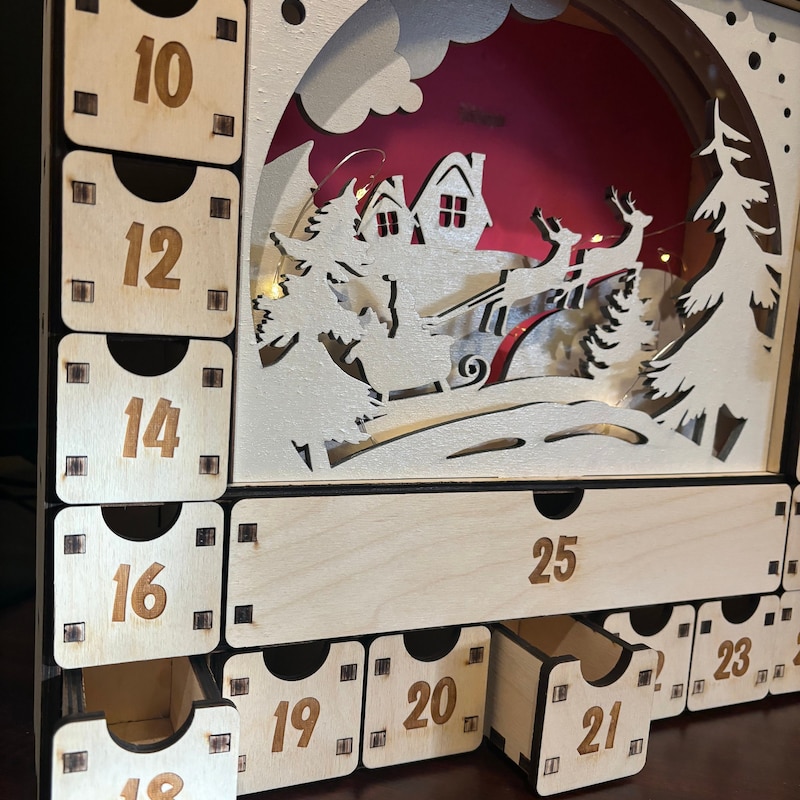 Wooden Calendar - Etsy