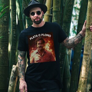 Pablo Escobar Art TRANSPARENT PNG Plata O Plomo Digital DOWNLOAD - Etsy