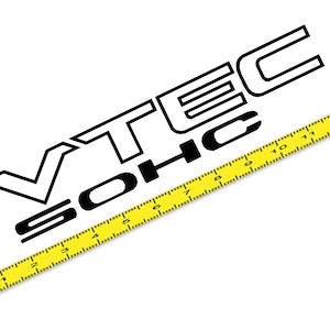 Honda Vtec Decal, Sohc & Dohc, - Etsy