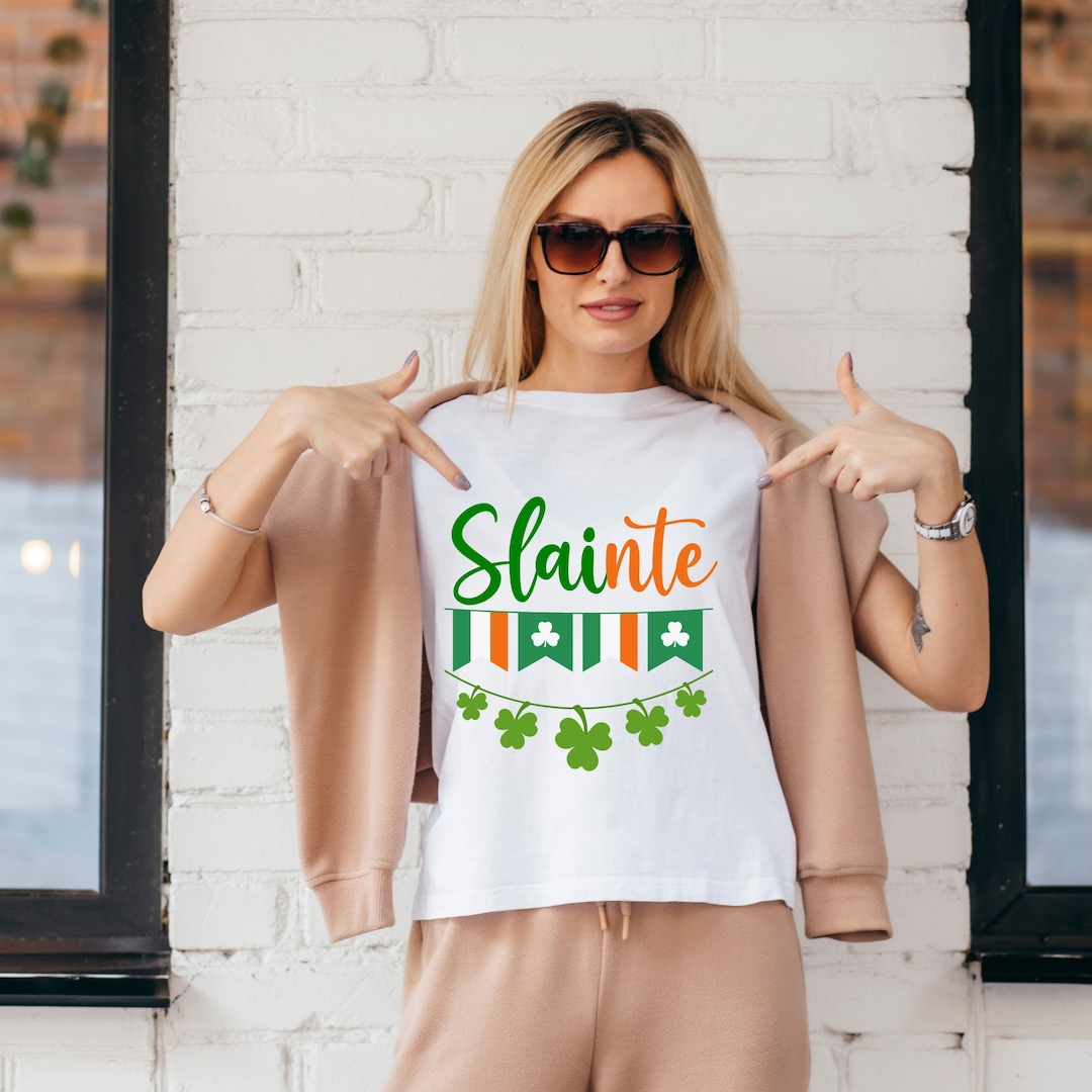 Digital Sláinte SVG for St. Patrick's Day, Design With Multiple Formats ...