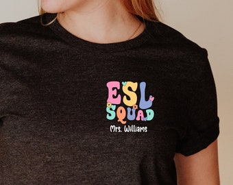 ELL Teacher Shirt ELL Team esol Esl El Squad Tee T-shirt - Etsy