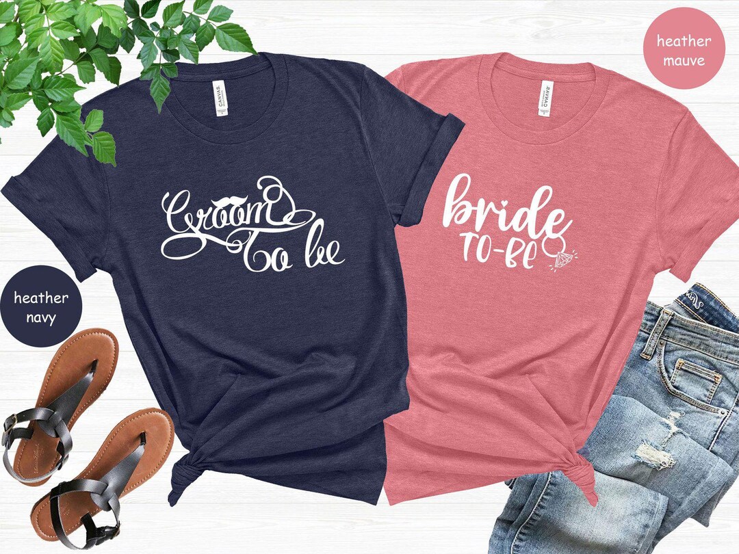 Bride and Groom Shirts, Honeymoon Shirts, Matching Bride Groom Shirts ...