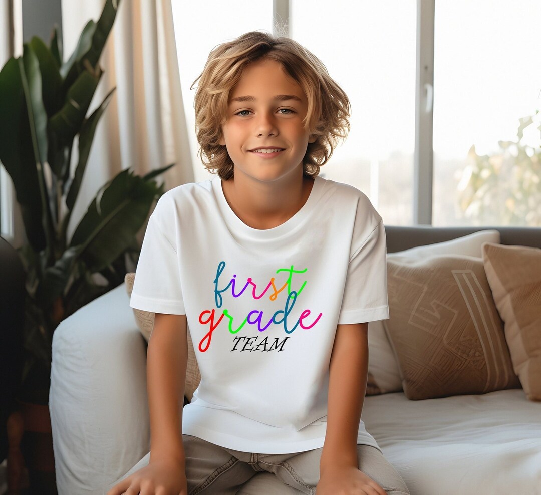 First Grade Team Shirt, 1st Grade Shirt, First Grade Crew Shirt, First ...