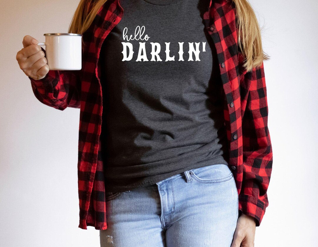 Hello Darlin' Shirt for Women, Country Music Shirt, Country Girl T ...