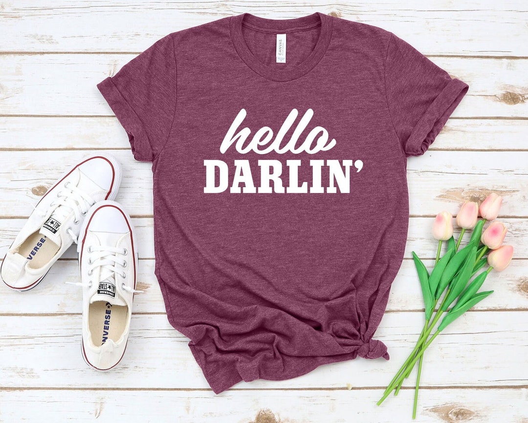 Hello Darling Shirt, Darlin Concert Shirt, Country Music Shirt ...