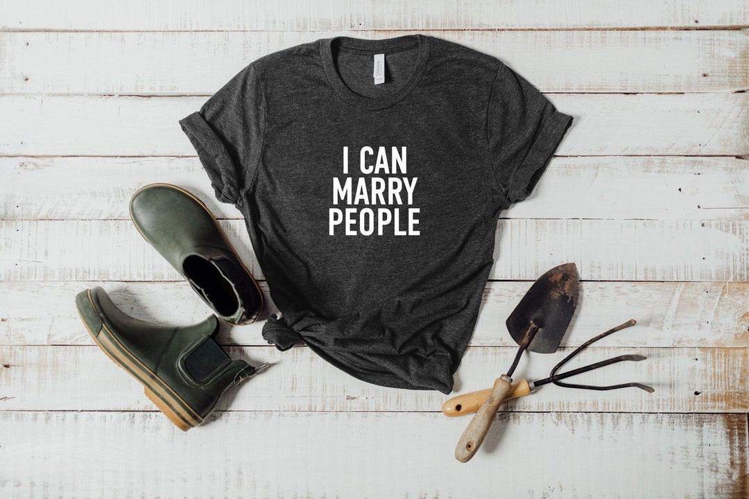 I Can Marry People T-shirt, Wedding Minister Gift, Wedding Shirt ...