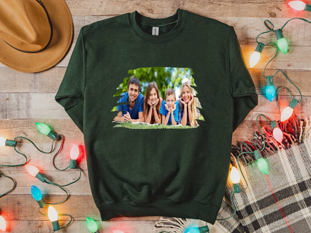 Photo Sweatshirt,custom Photo Sweatshirt, Family Photo Sweatshirt ...
