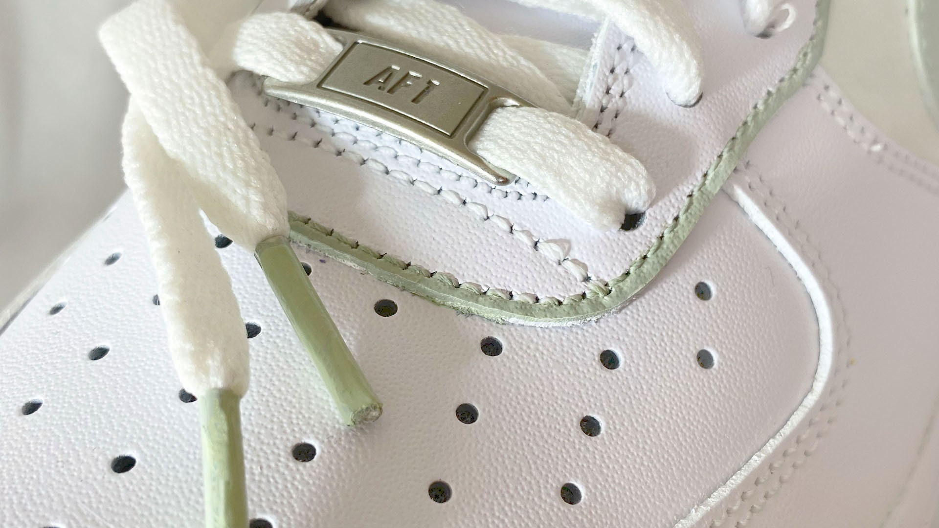 Matcha Green Custom Air Force 1 Pastel Double Swoosh Design - Etsy