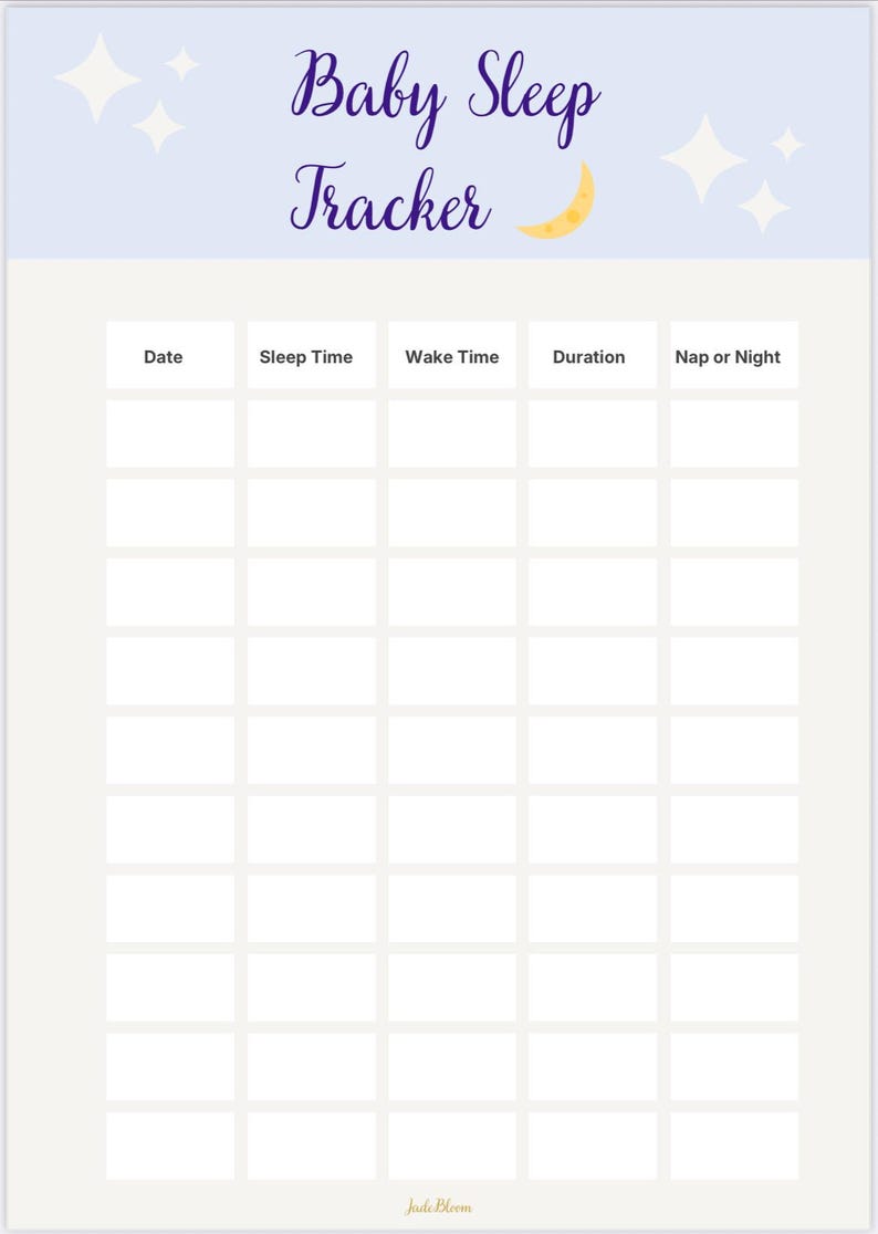 Editable Canva Template | Baby Tracker Bundle | Breastfeeding Tracker ...