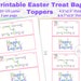 Printable Easter Treat Bag Topper Party Favor/goodie Bag Topper Happy ...