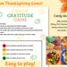 Fun Thanksgiving Candy Gratitude Dice Game! Conversation Game for ...