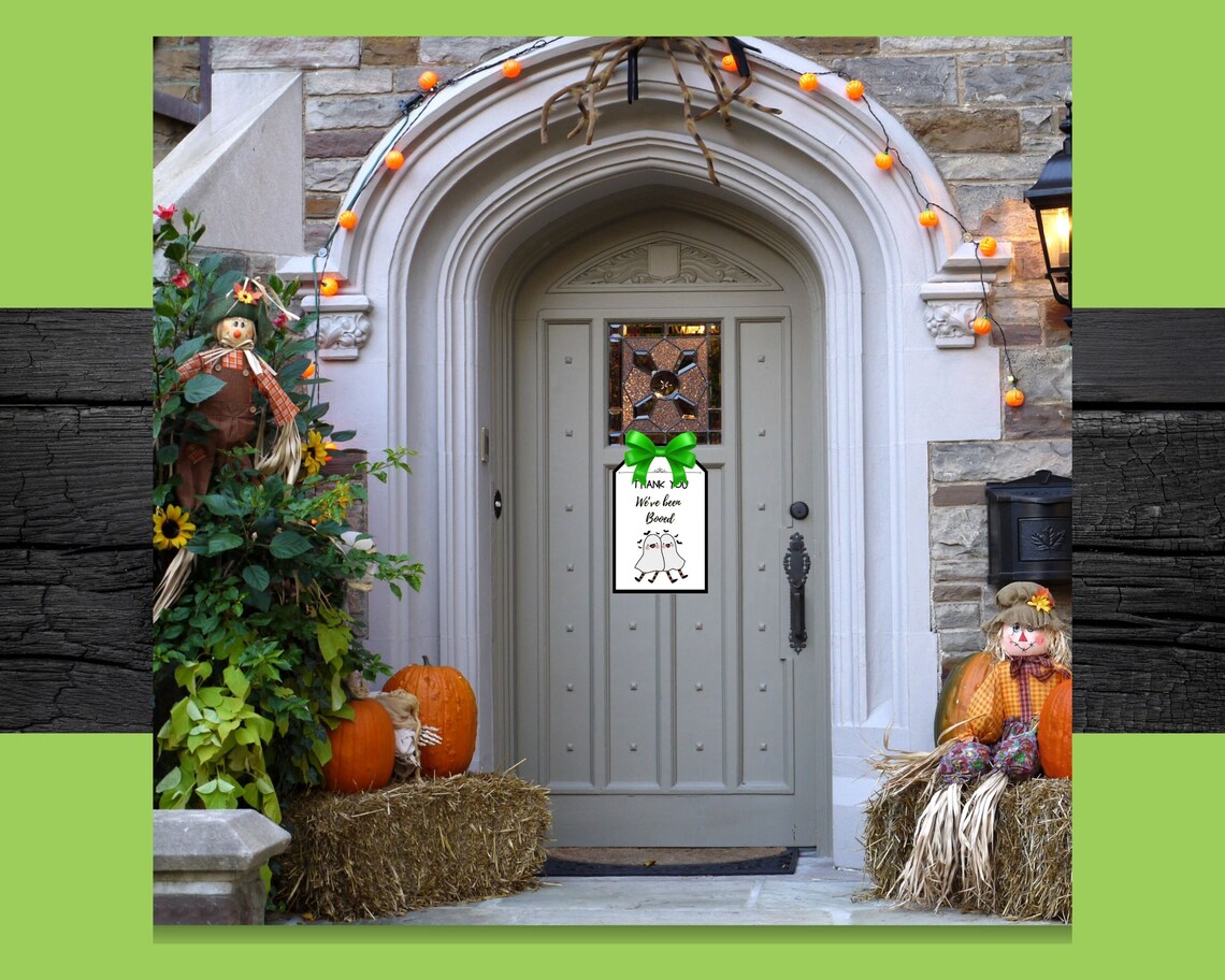 Printable Halloween Boo Kit, Boo Tag, Booed Sign, You've Been Booed, We ...