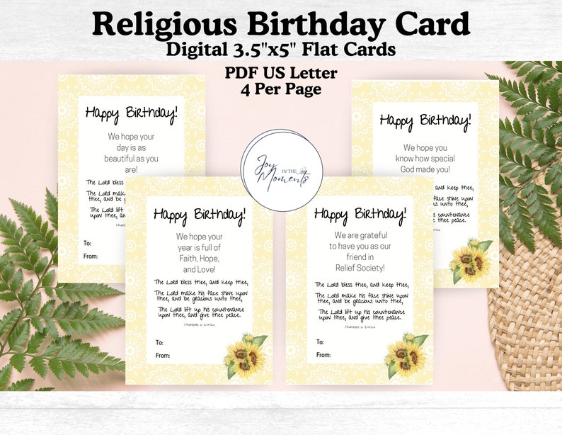 Religious Birthday Card, Numbers 62426, Bible Verse Birthday, the Lord ...
