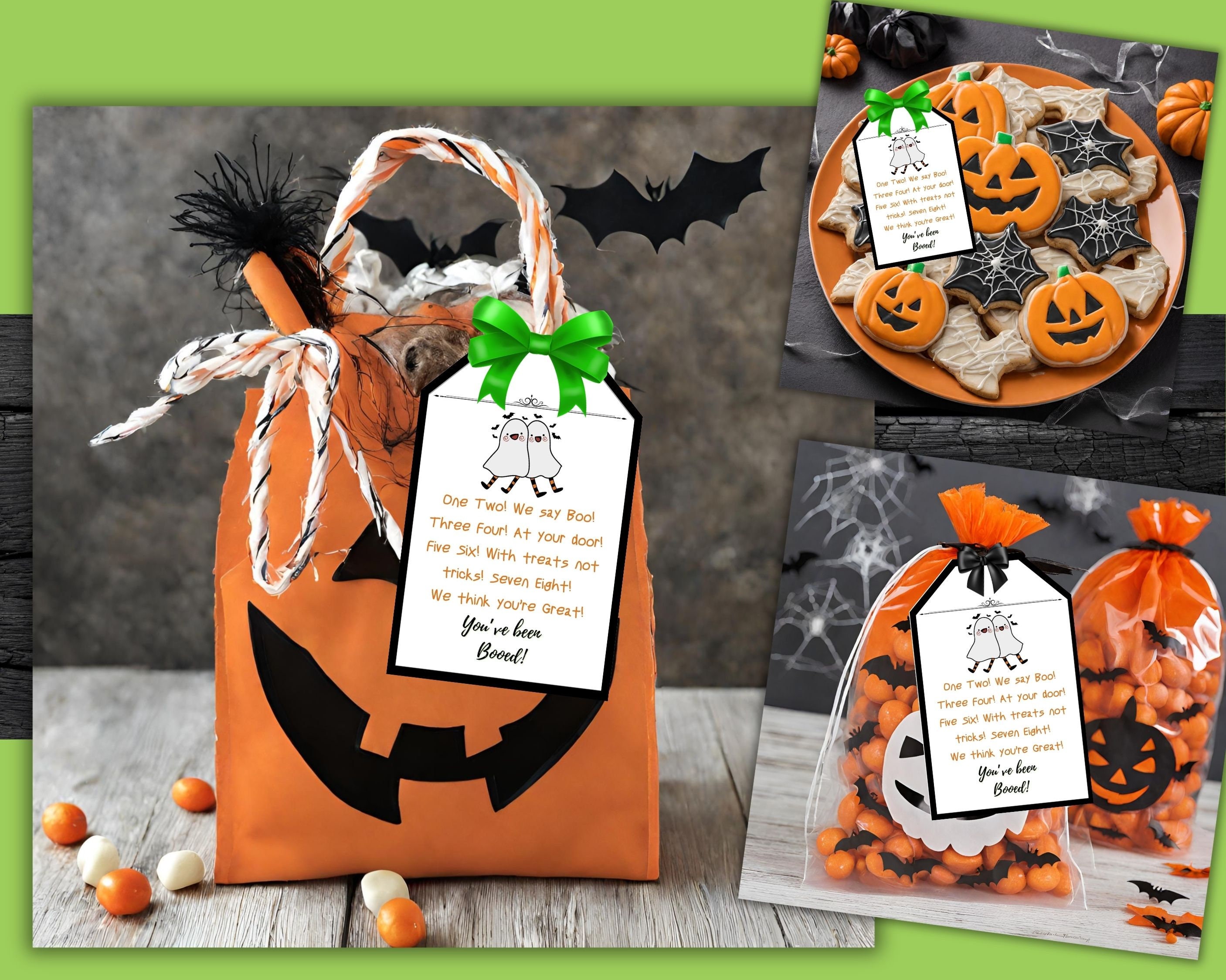 Printable Halloween Boo Kit, Boo Tag, Booed Sign, You've Been Booed, We ...