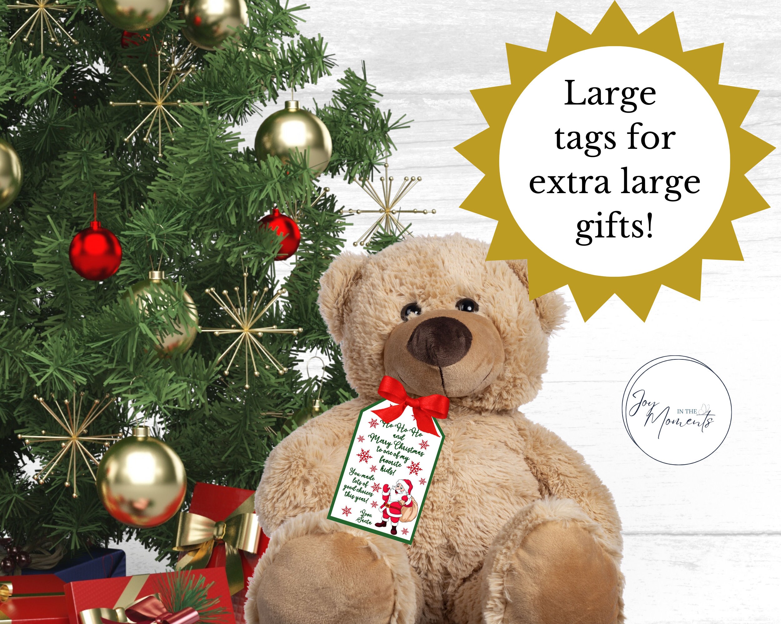 Printable Christmas Tags, Santa Gift Tags, Mrs Claus Bakery, Cookie Tag ...