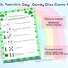 St Patrick's Day Candy Dice Game Family Game St - Etsy