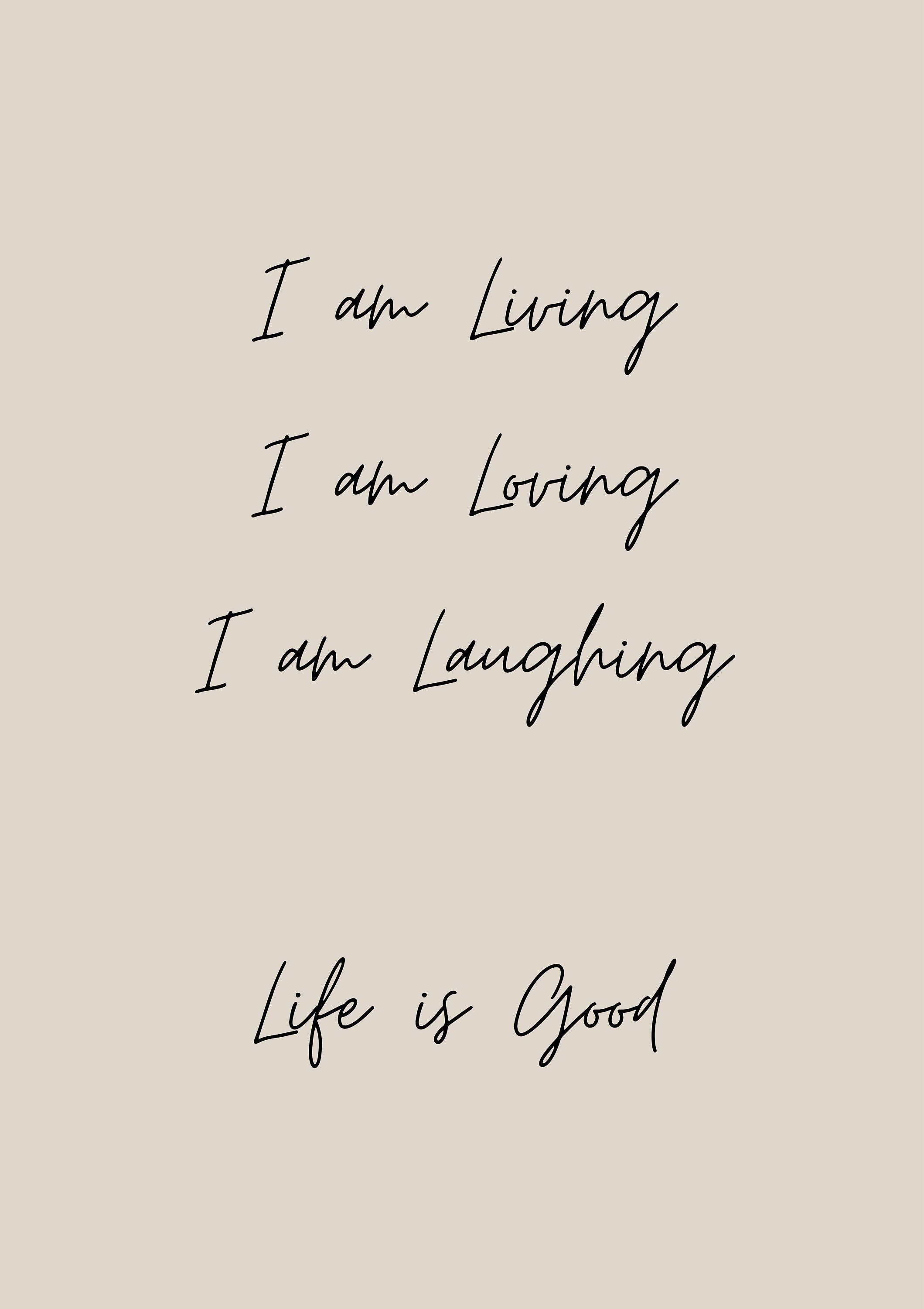 Living Loving Laughing Digital File - Etsy